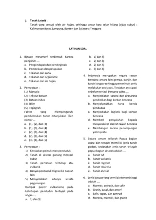 Modul geografi | DOCX