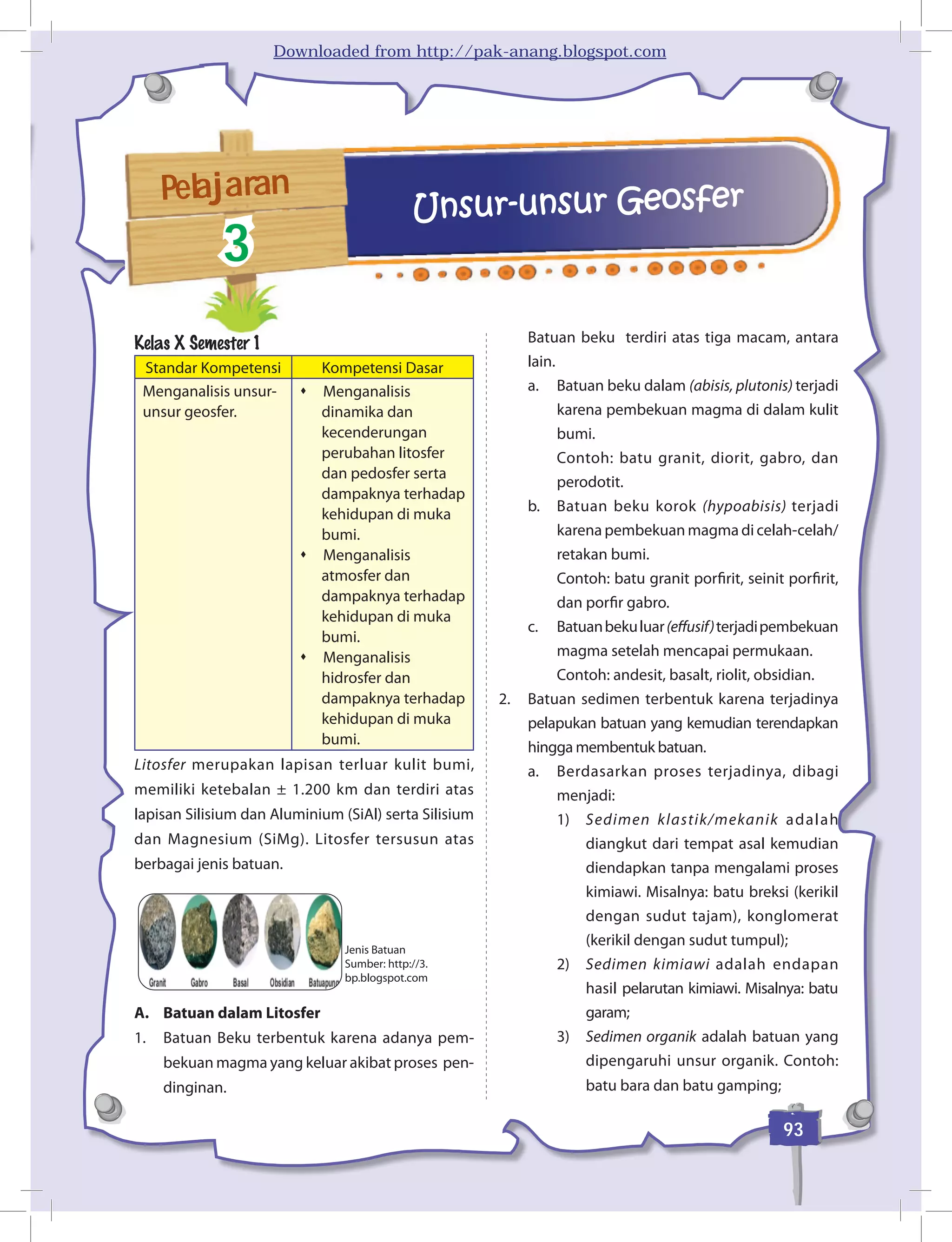 Modul geografi kelas 10 s.d kelas 12 | PDF