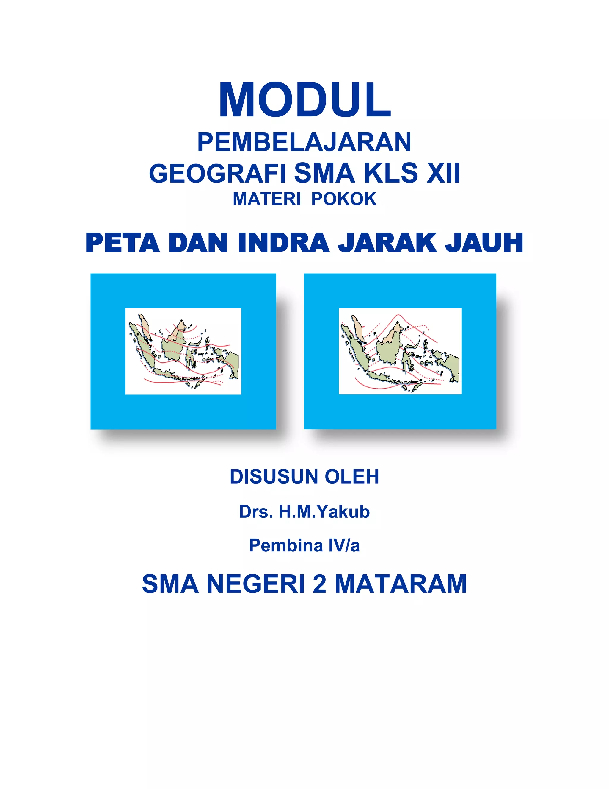 Modul geografi peta dan inderaja | DOCX