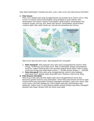 Modul geografi peta dan inderaja | DOCX
