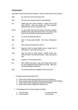 Modul gerak gempur pemahaman | PDF