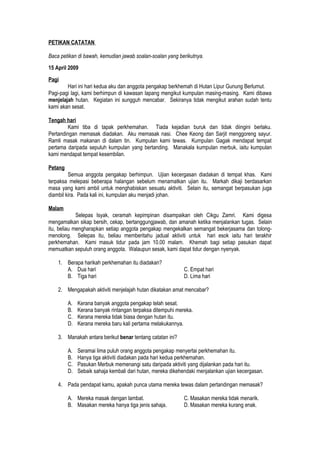 Modul gerak gempur pemahaman | PDF