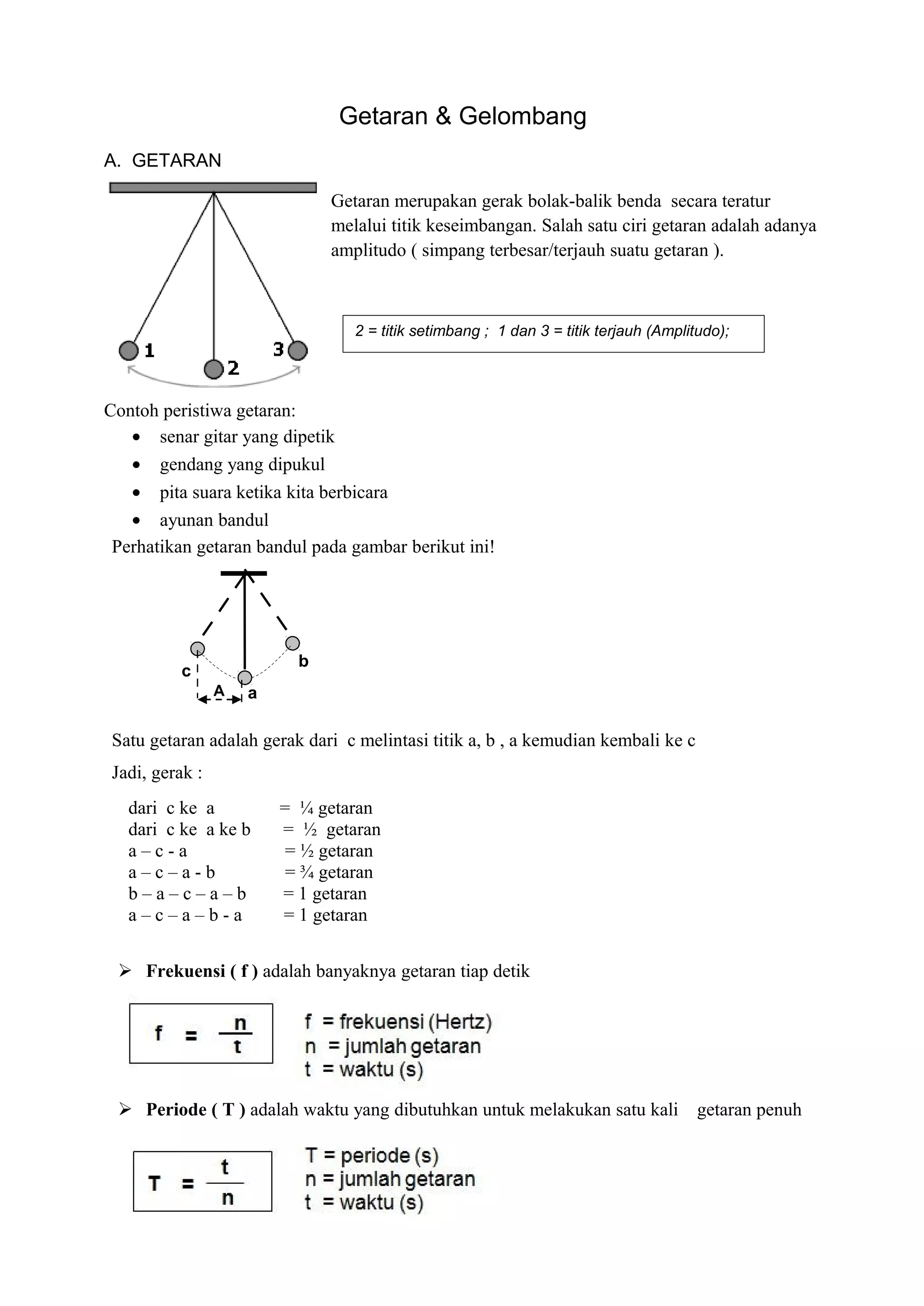 Getaran & Gelombang | DOC
