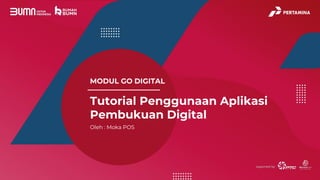 Go Digital 2 - Tutorial Penggunaan Aplikasi Pembukuan Digital Moka | PDF
