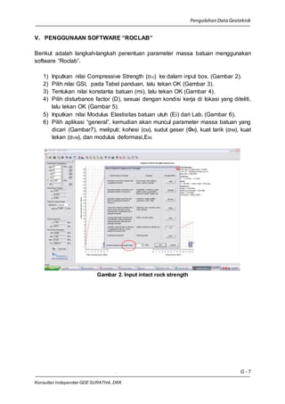 Modul Pengolahan Data Geoteknik | DOC