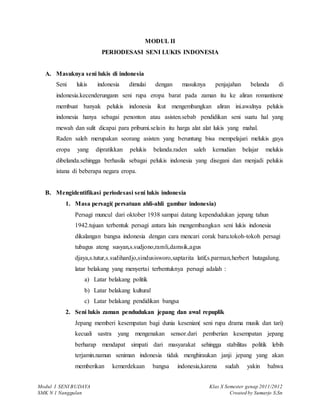 Modul Seni Rupa | DOCX
