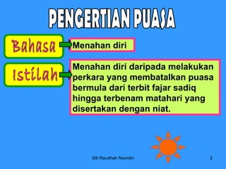 Modul ibadah puasa2 | PPT
