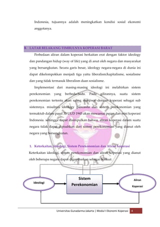 Modul i ekonomi koperasi# | PDF