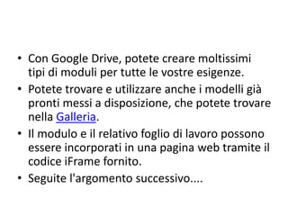 Moduli google | PPTX