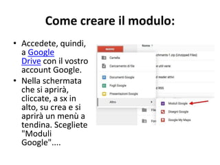 Moduli google | PPTX