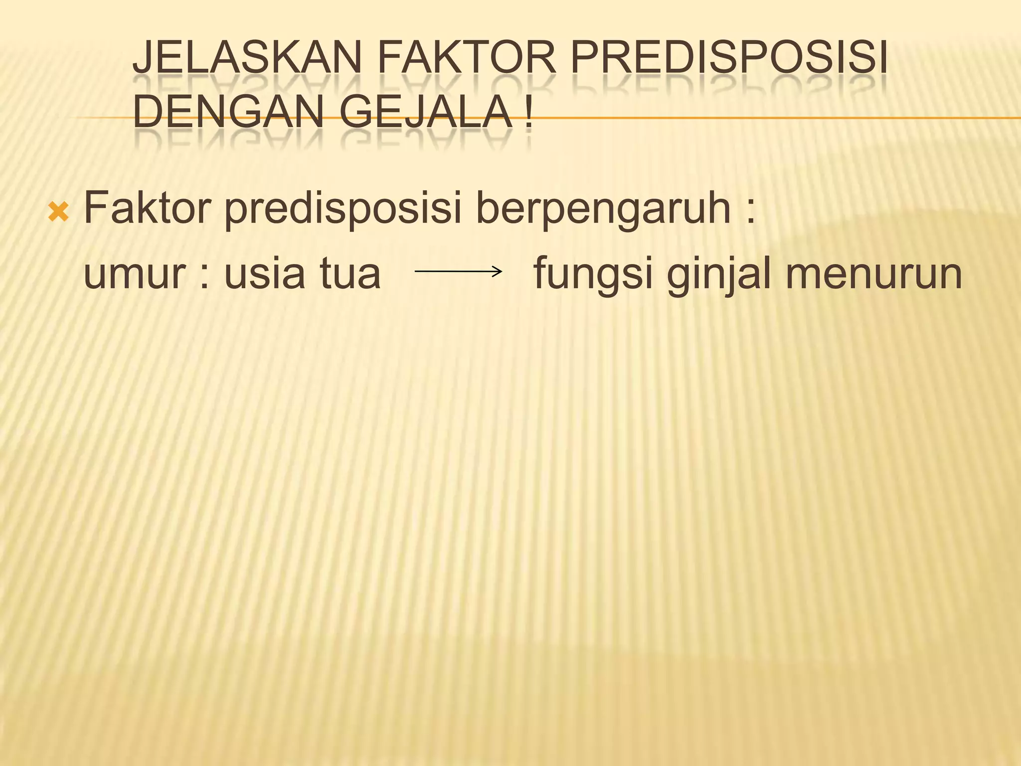 Produksi kencing menurun uronefrologi | PPTX