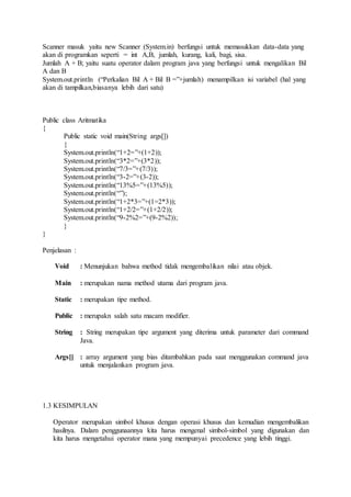 Modul iii dan iv algo | DOCX