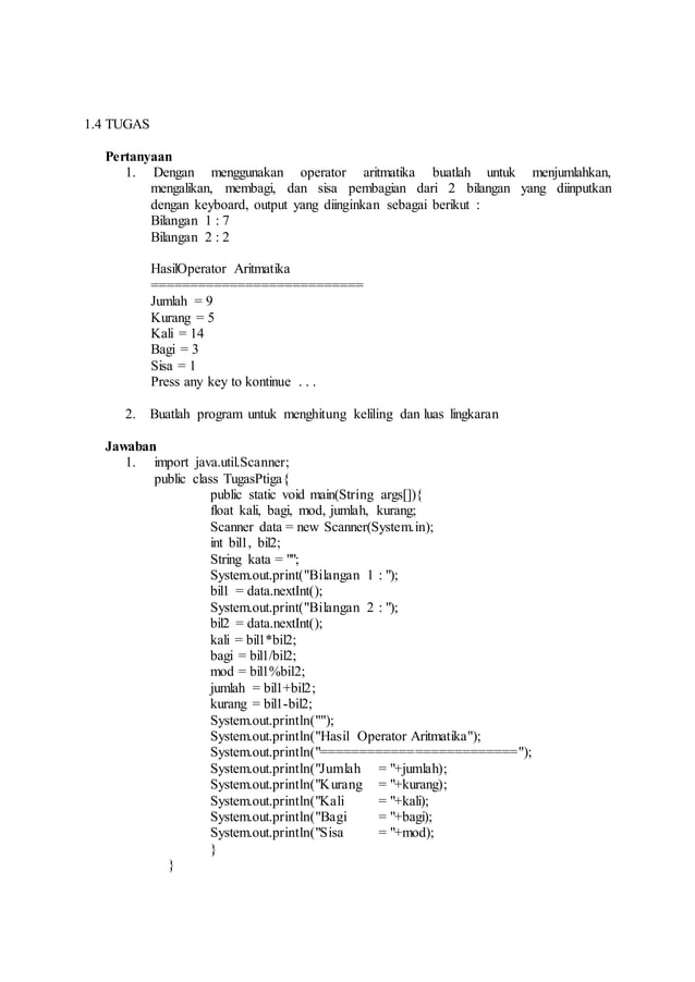 Modul iii dan iv algo | PDF