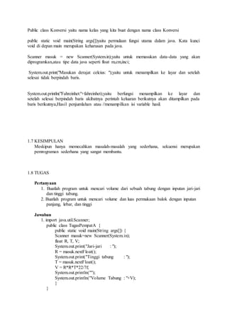 Modul iii dan iv algo | DOCX