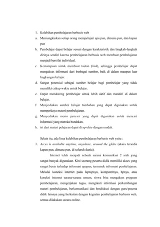 Modul Media pembelajaran berbasis WEB | PDF