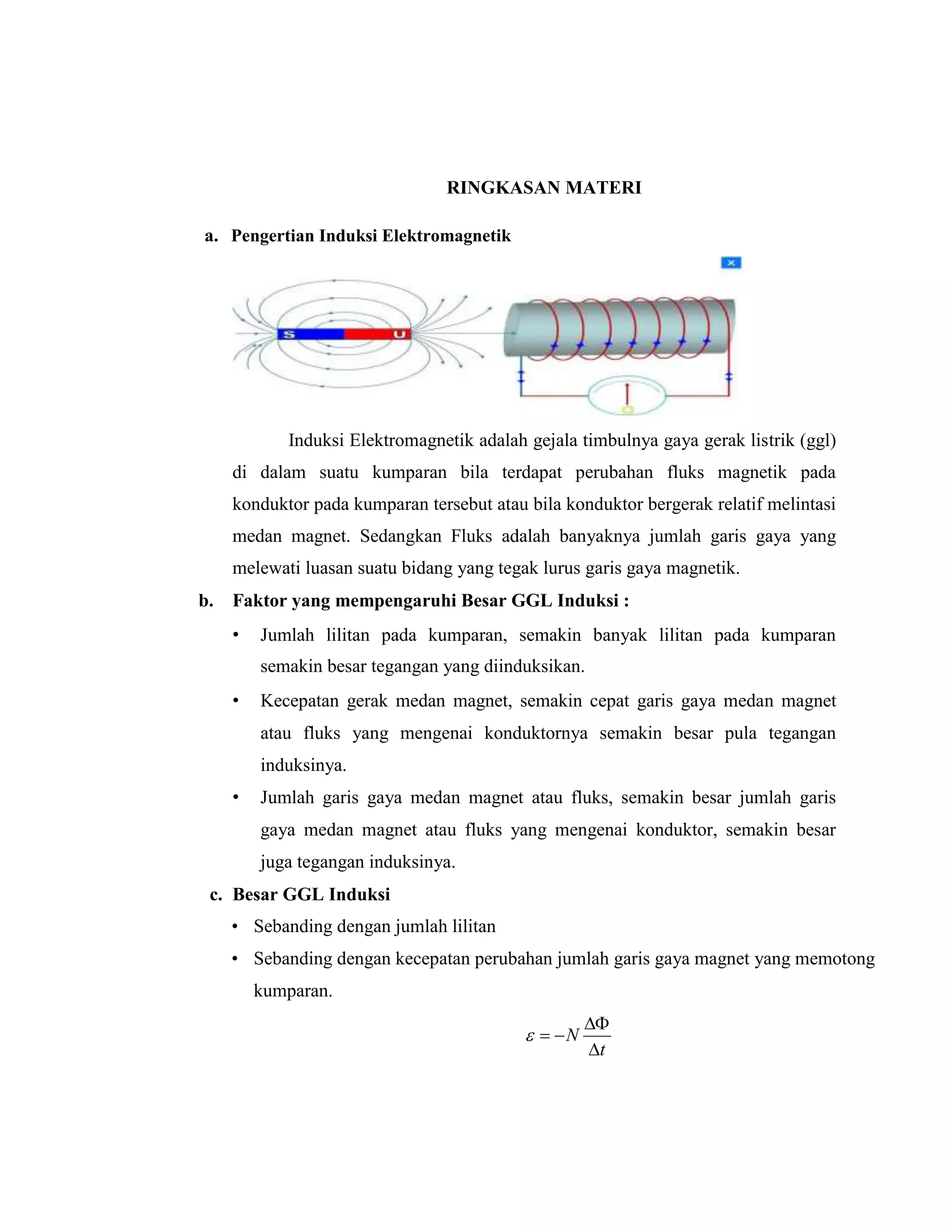 Modul induksi elektromagnetik | PDF