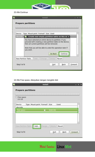Modul instalasi linux mint | PDF