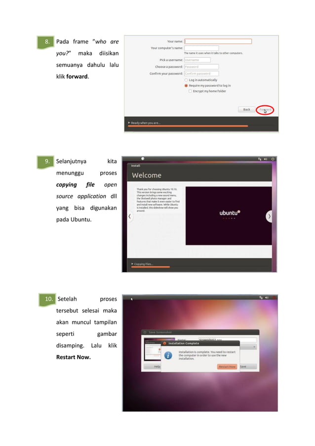 Modul instalasi ubuntu 10.10