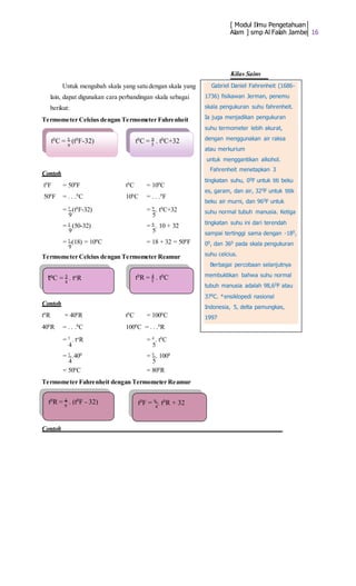 Modul ipa kelas 7 | DOCX