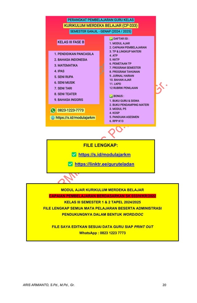 Modul Ajar Ipas Kelas 3 Kurikulum Merdeka Pdf