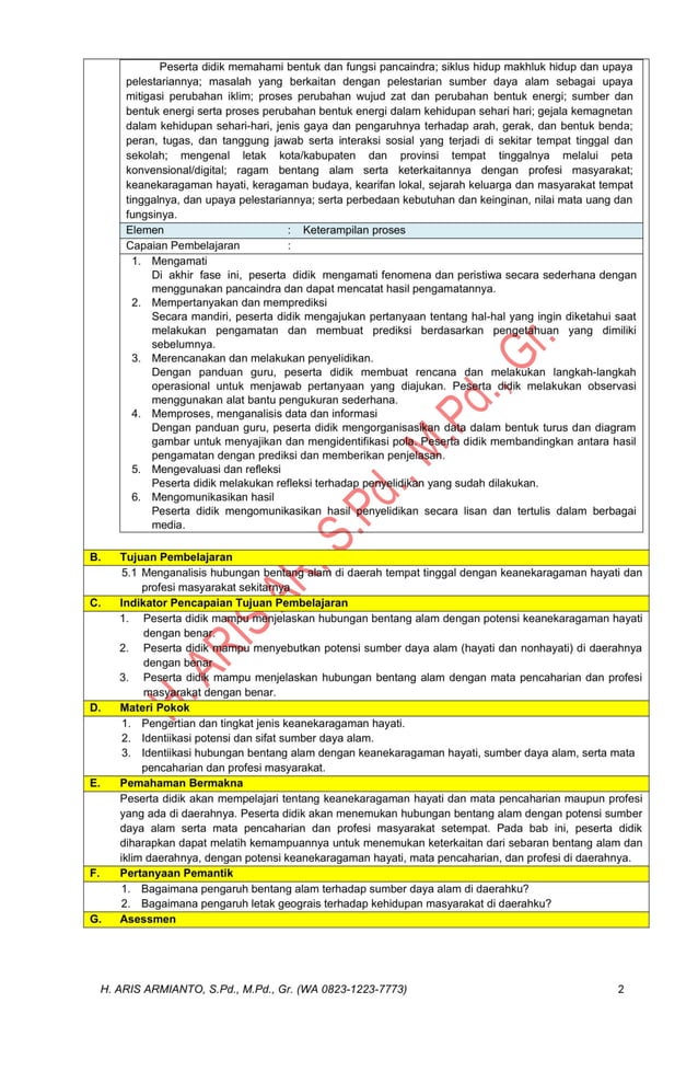 MODUL AJAR IPAS KELAS 4 REVISI TERBARU CP 032 KURIKULUM MERDEKA SEMESTER 1 DAN 2.pdf