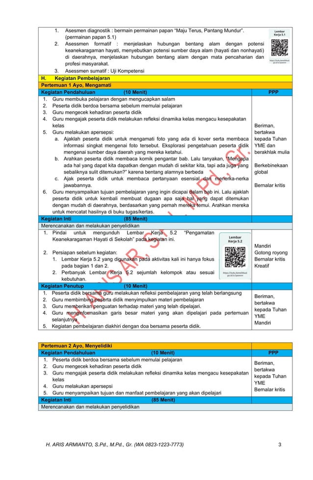 MODUL AJAR IPAS KELAS 4 REVISI TERBARU CP 032 KURIKULUM MERDEKA SEMESTER 1 DAN 2.pdf