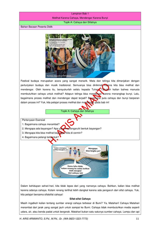 MODUL PEMBELAJARAN DEEP LEARNING ILMU PENGETAHUAN ALAM & SOSIAL (IPAS) KELAS 5 CP 032 REVISI ...