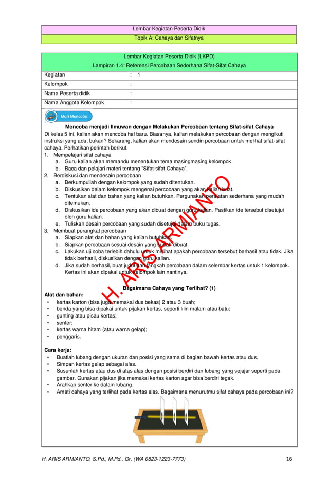 MODUL PEMBELAJARAN DEEP LEARNING ILMU PENGETAHUAN ALAM & SOSIAL (IPAS) KELAS 5 CP 032 REVISI ...