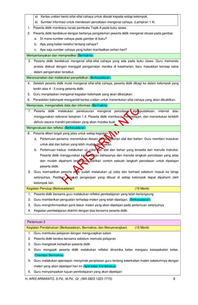 MODUL PEMBELAJARAN DEEP LEARNING ILMU PENGETAHUAN ALAM & SOSIAL (IPAS) KELAS 5 CP 032 REVISI ...