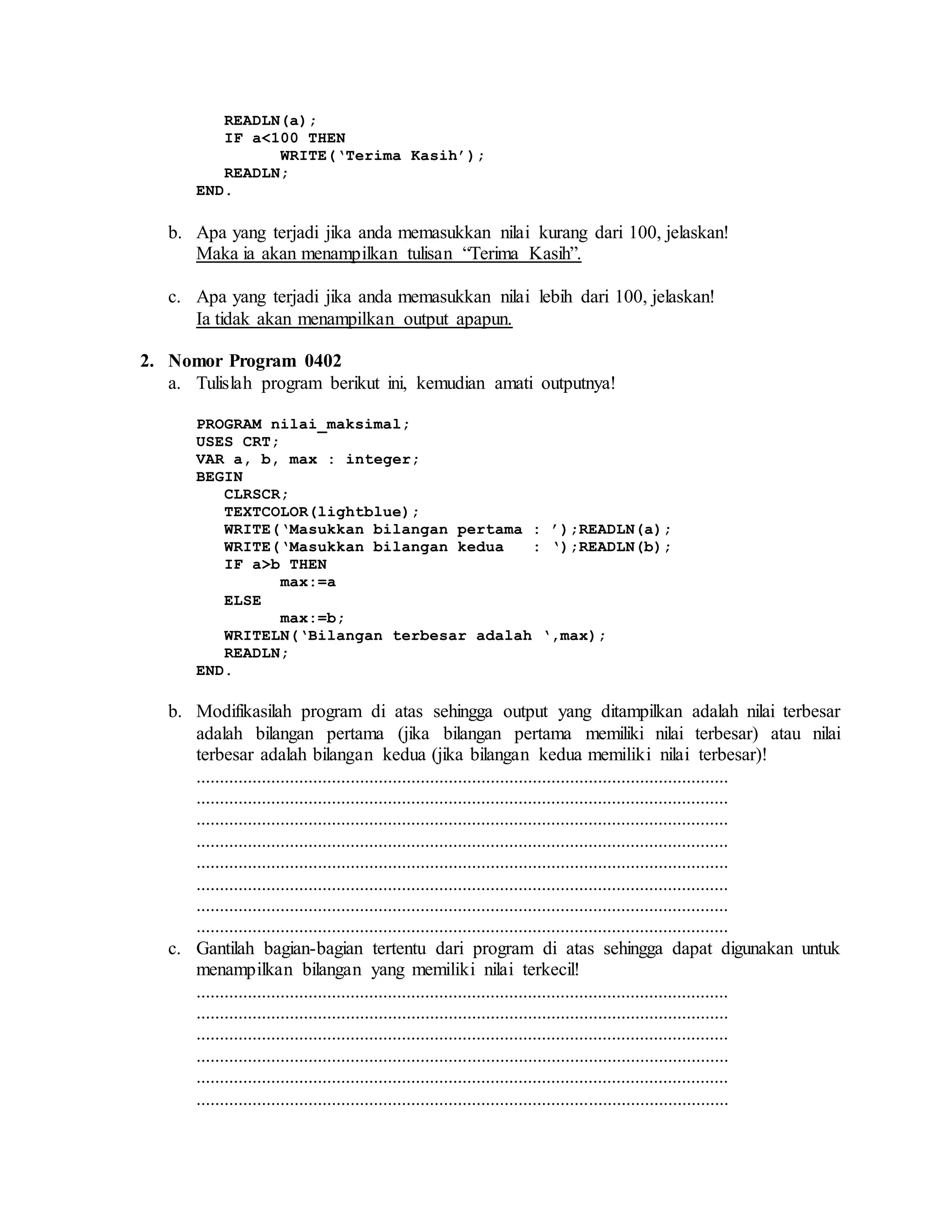 PASCAL ( MODUL 4) | PDF