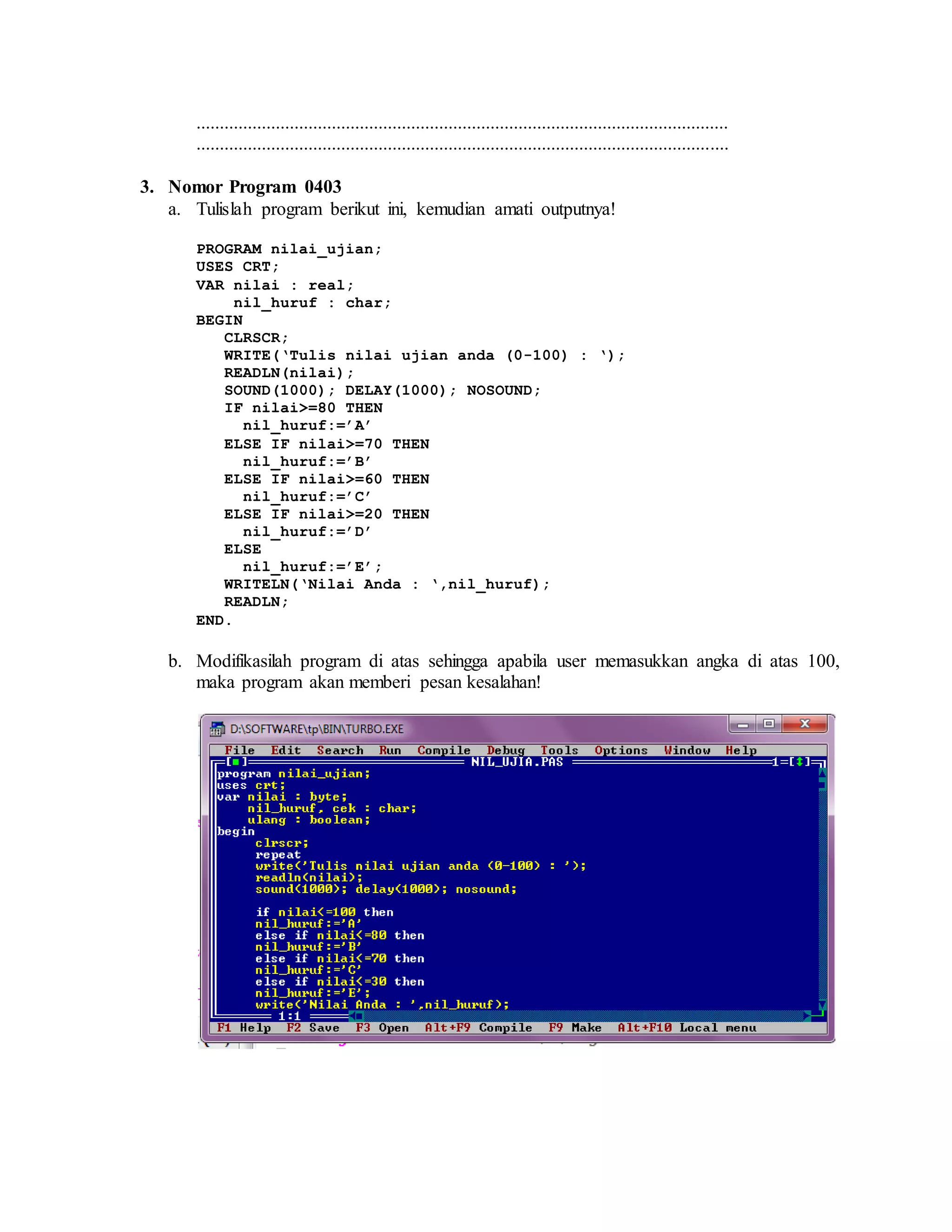 PASCAL ( MODUL 4) | PDF