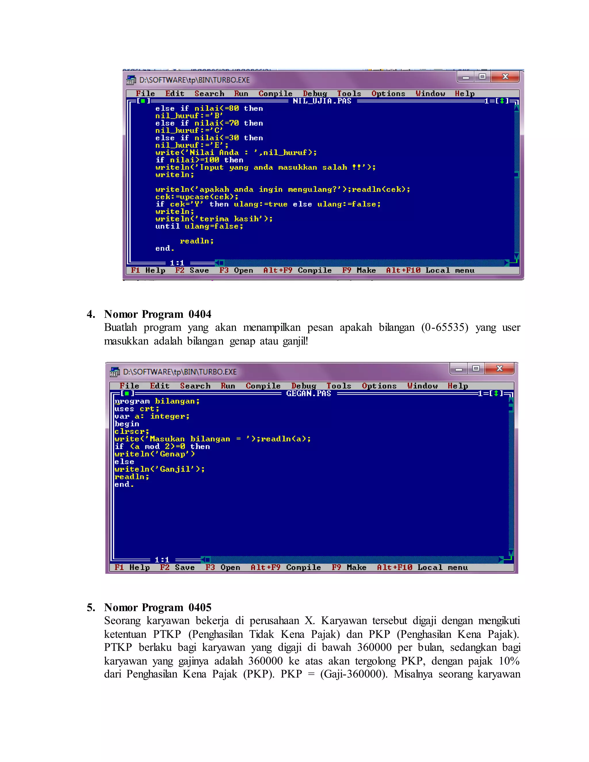 PASCAL ( MODUL 4) | PDF