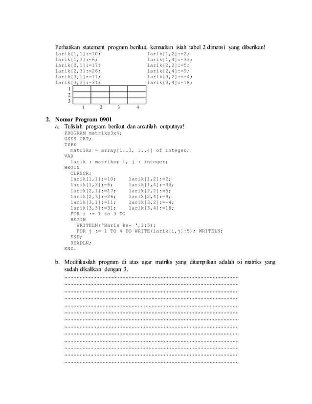 PASCAL ( MODUL 5) | PDF