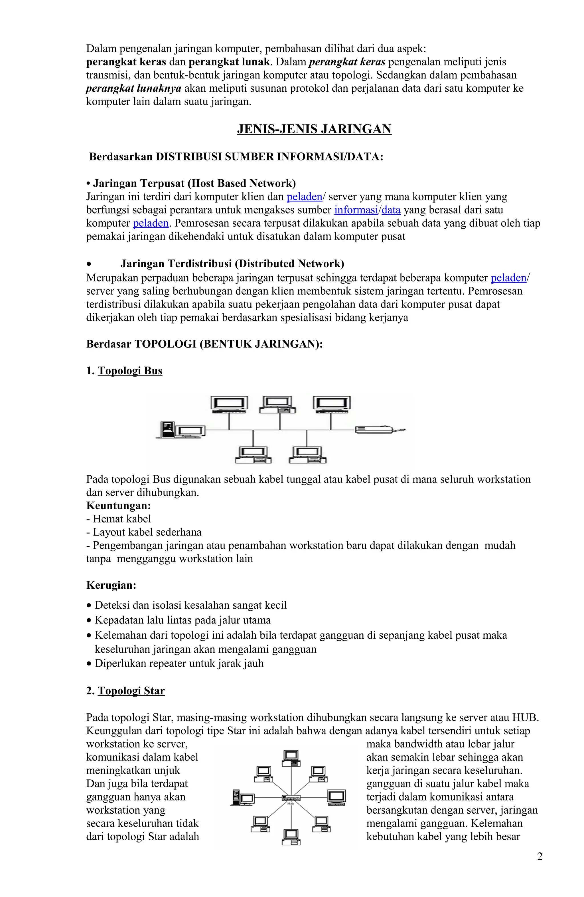 Modul jaringan komputer | DOC