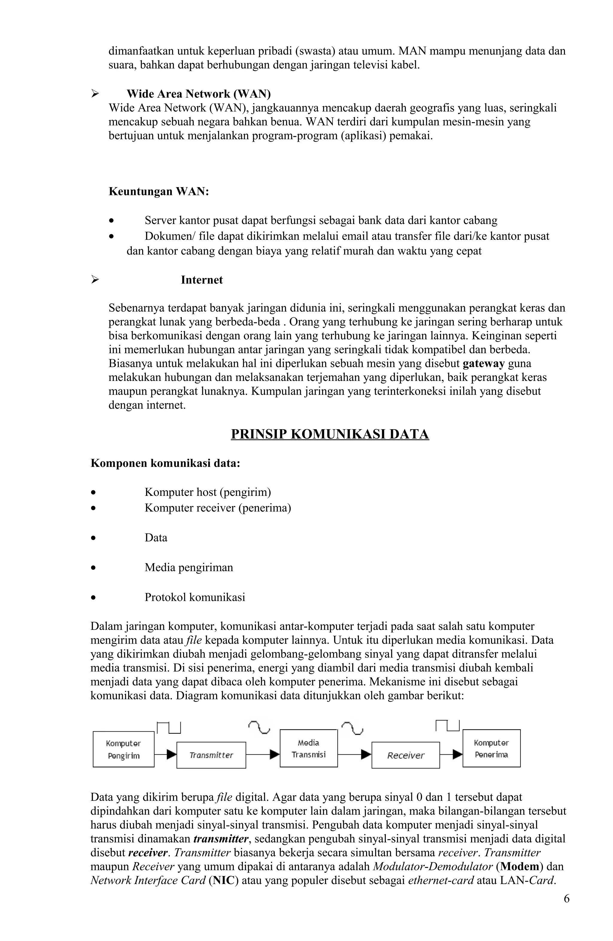 Modul jaringan komputer | DOC