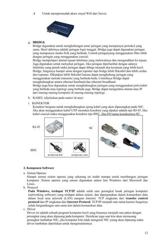 Modul jaringan komputer | DOC