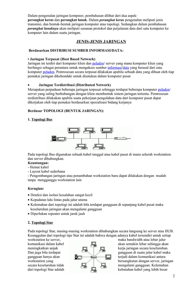 Modul jaringan komputer | PDF