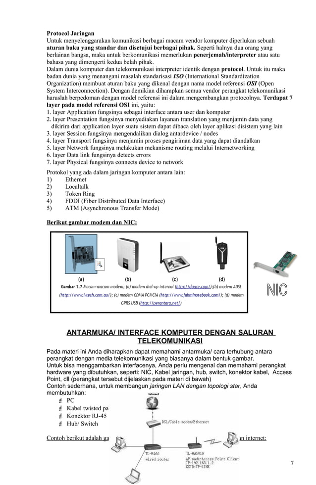 Modul jaringan komputer | PDF