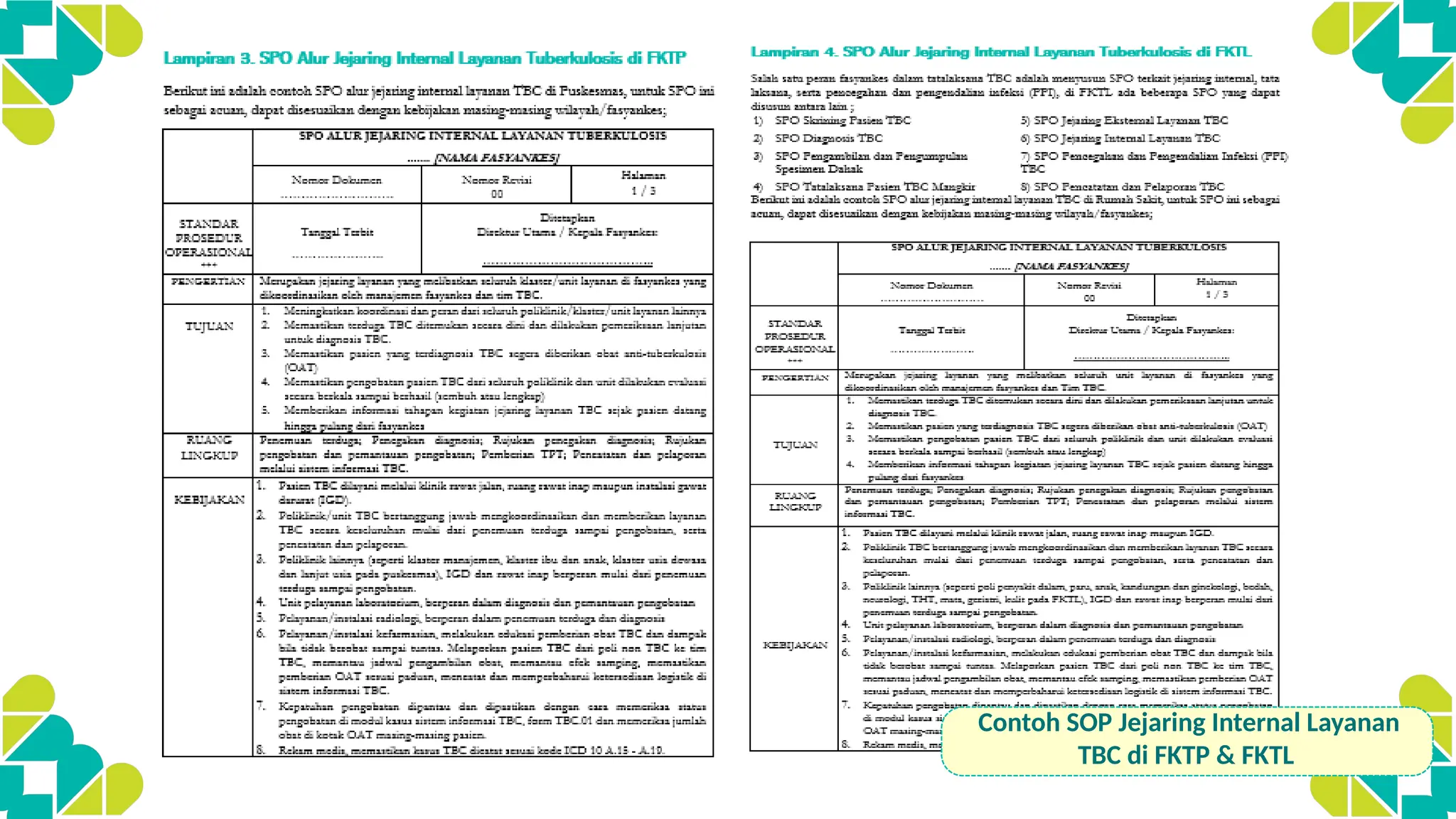 Modul Jejaring Layanan P2TBC Dalam rangka pencegahan dan penanggulangan ...