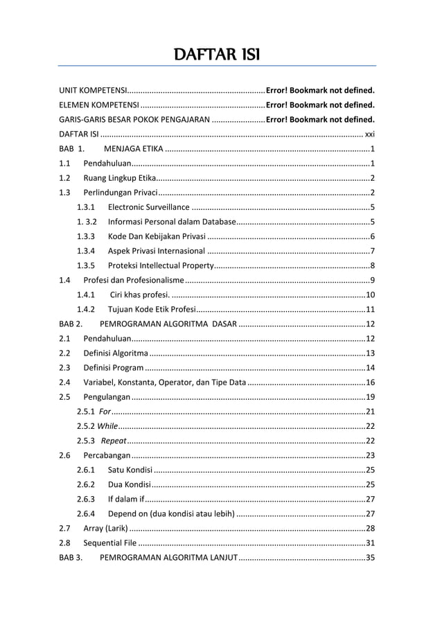 Modul Junior Programmer dari BPPTIK 2013 | PDF