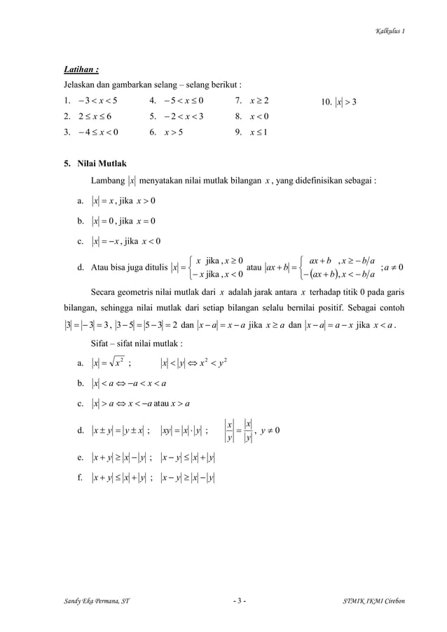 Modul kalkulus i_bab_i_(bil_riil)[1] | PDF