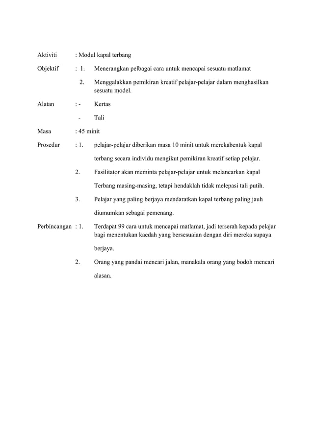 Modul kapal terbang | DOC