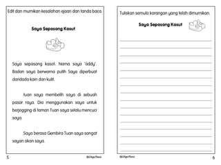 Modul Karangan Autobiografi Tahap 1 Atau Kelas Pemulihan Pdf