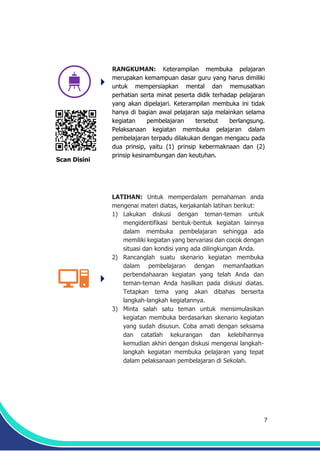 Modul KB 1 Membuka Pembelajaran | PDF