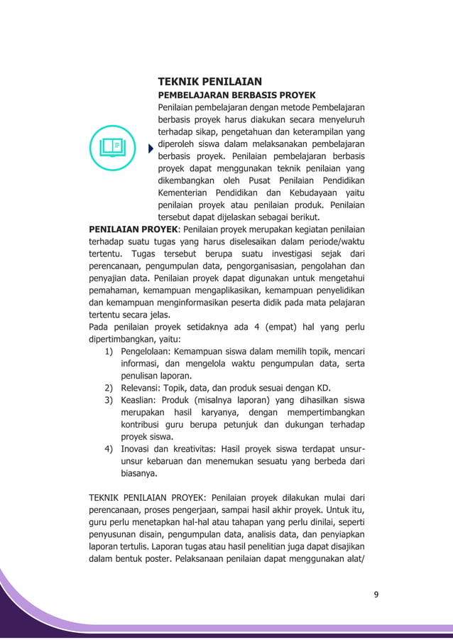 Modul (kb 1) pembelajaran proyek | PDF