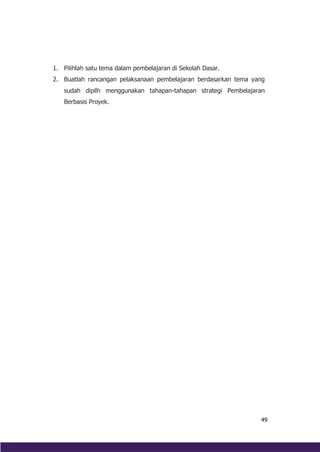pembelajaran Berbasis Proyek | PDF