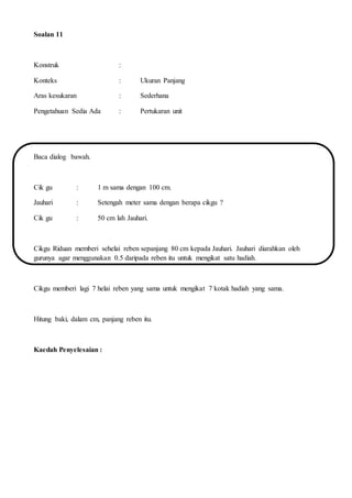 Modul kbat matematik sek rendah aras tinggi | DOCX