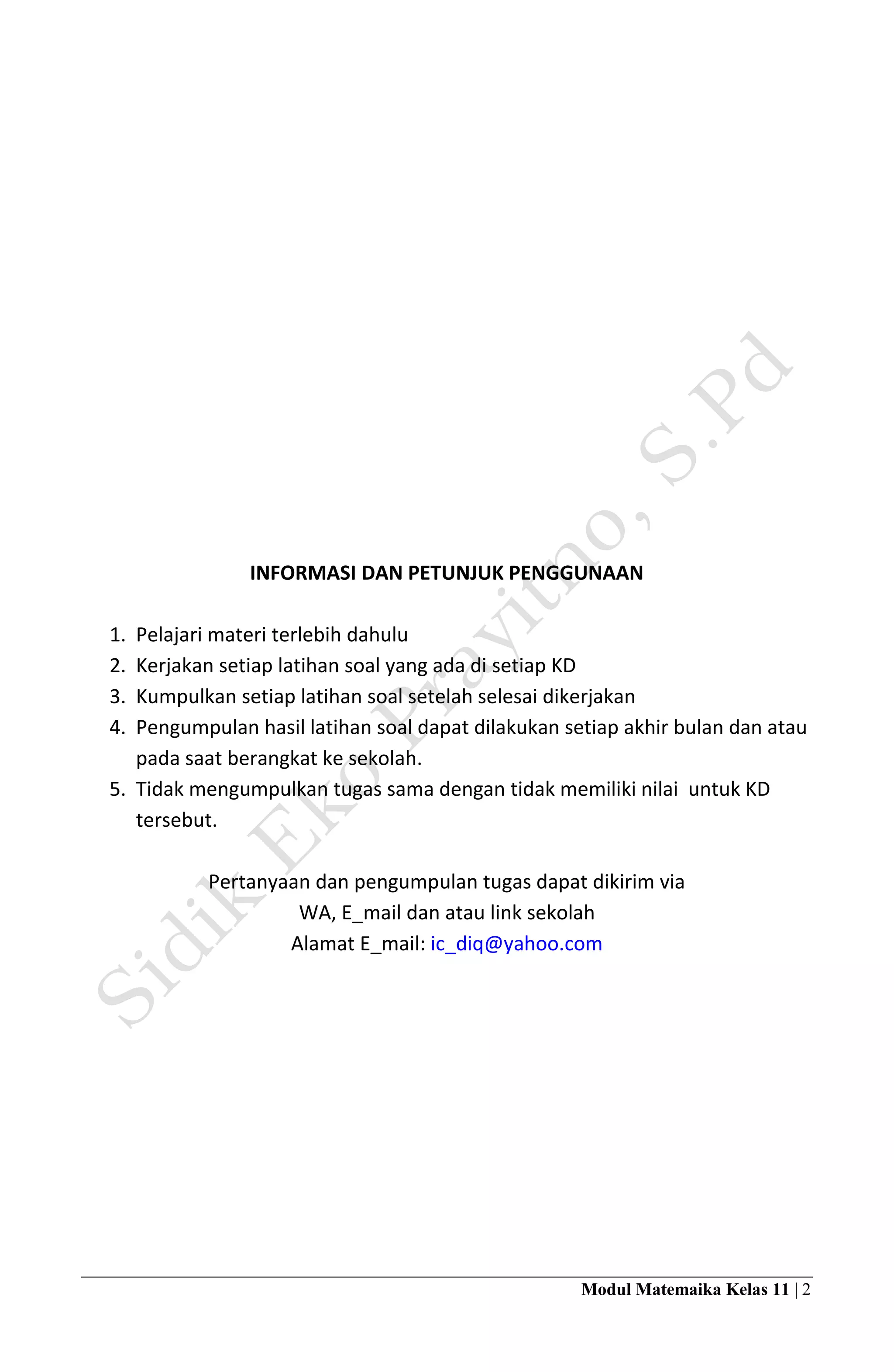 Modul kd.3.20. Invers Fungsi dan Fungsi Komposisi SMA/SMK | PDF