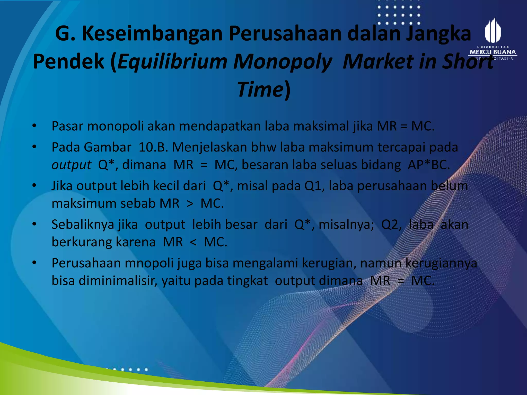 Struktur Pasar Monopoli | PPTX