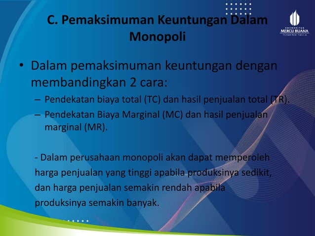 Struktur Pasar Monopoli | PPTX